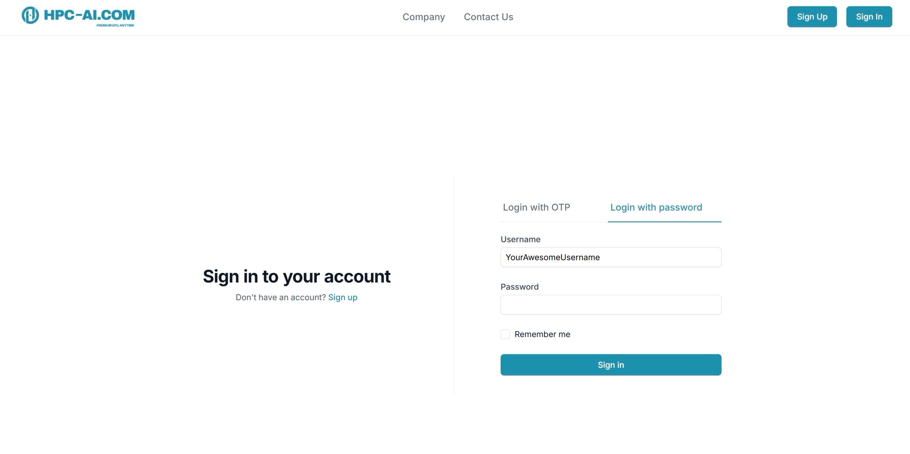 HPC-AI.COM Quick Start Guide
